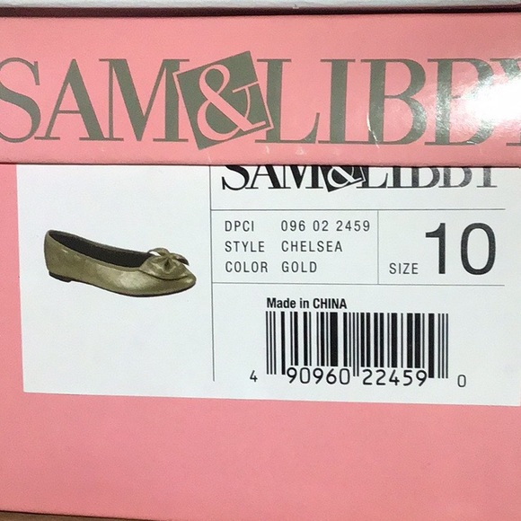 Sam & Libby | Shoes | Sam Libby Gold Flats | Poshmark